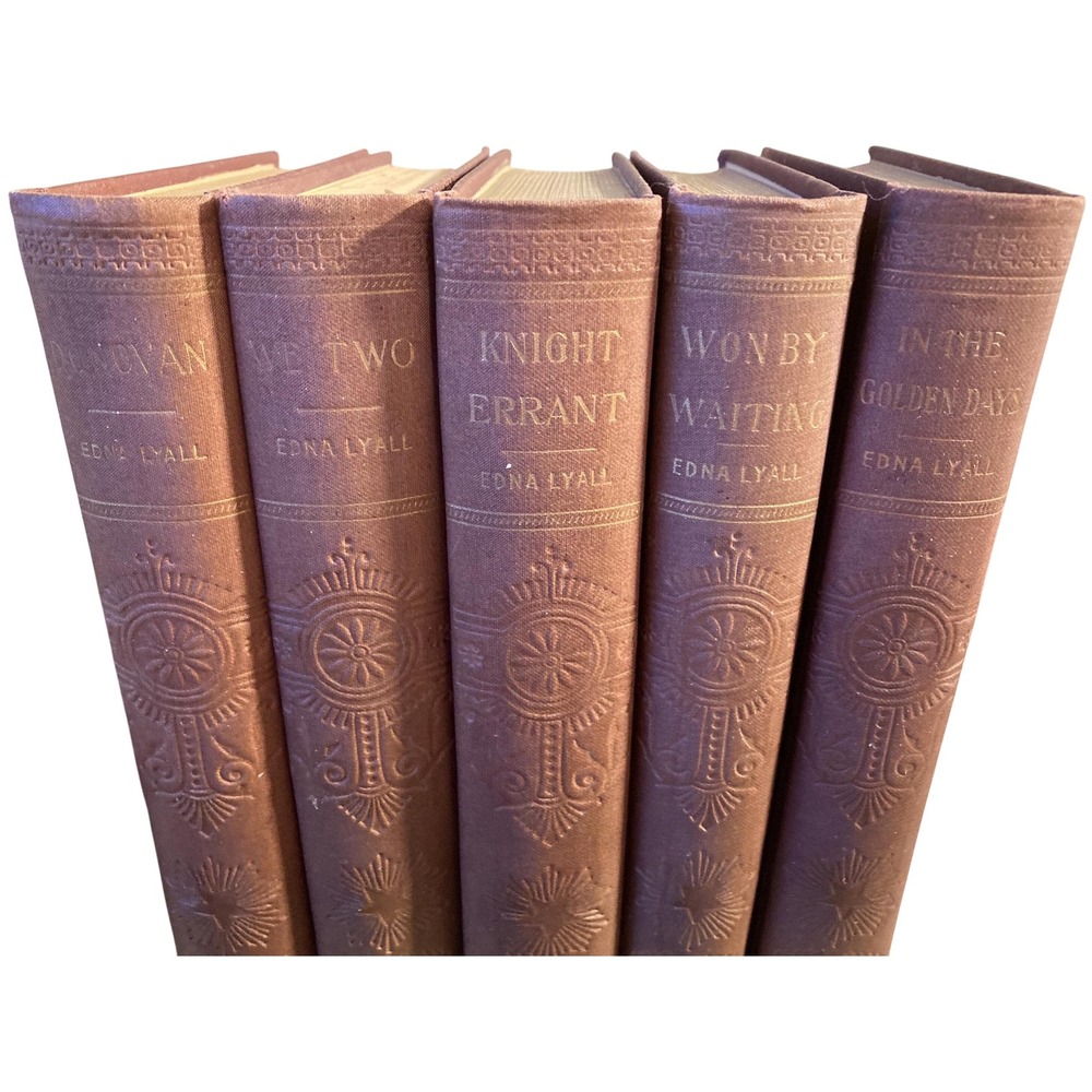 Very Rare Antique Book Set, (1890s) "Edna Lyall's Wor… - Gem